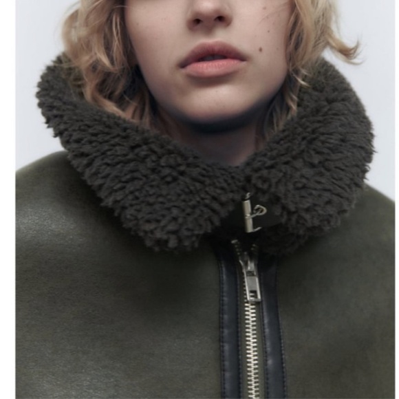 Zara | Jackets & Coats | Zara Aviator Double Faced Jacket | Poshmark